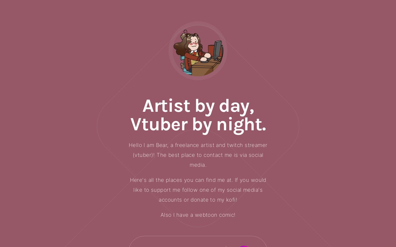 Artist by day, vtuber by night!